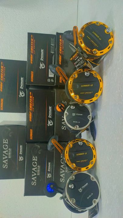 Bottom reel Multiplayer Pioneer Surf caster Pro Jig Edition /SAVAGE ...