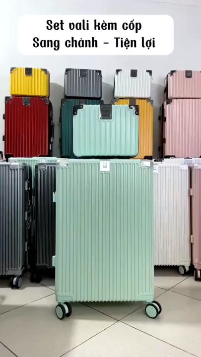 VALI ĐA NĂNG SIZE 20 & 24 KÈM CỐP MẪU MỚI NHẤT 2024 - HÀNG NỘI ĐỊA ...