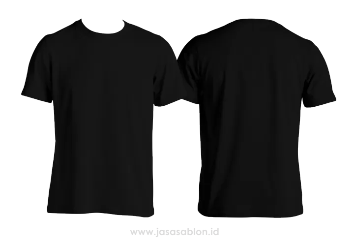 kaos polos HITAM cotton combed premium 24s | Lazada Indonesia