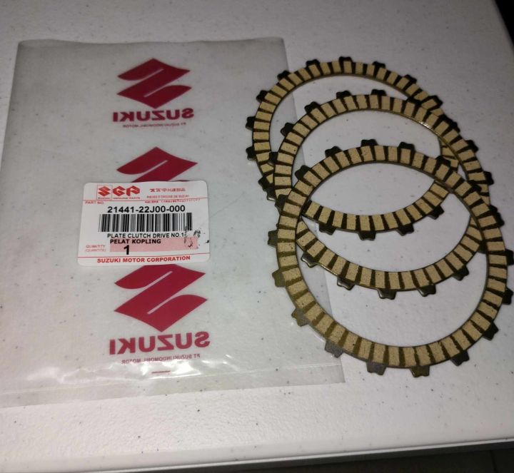 suzuki raider j fi/shooter fi clutch lining set(3pcs) | Lazada PH