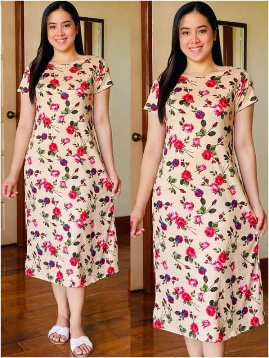 Korean inspired maxi dress fit up to large | Lazada PH