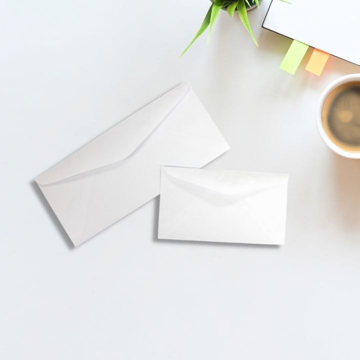 White Envelope short-50 's/Long-50s | Lazada PH