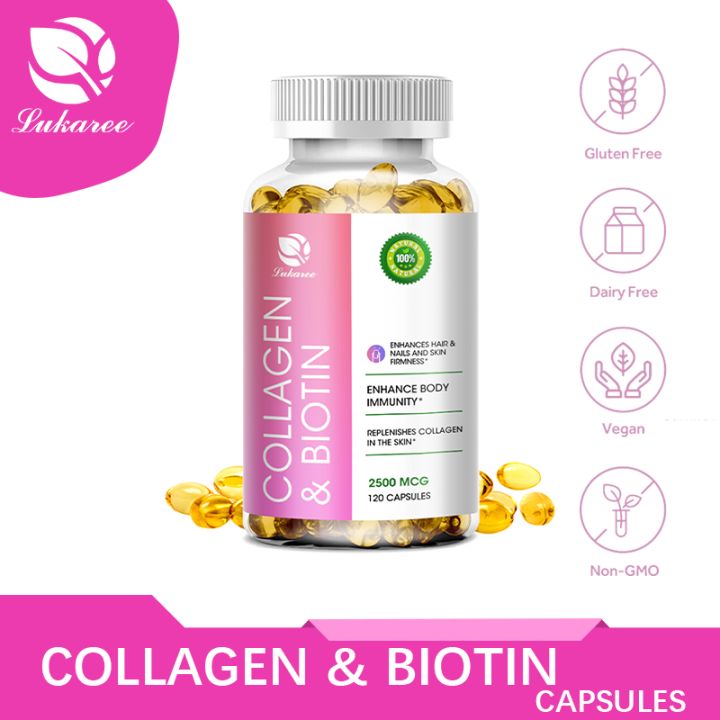 LUKAREE Collagen Bone Complete Capsules Formula with Sodium & Magnesium ...