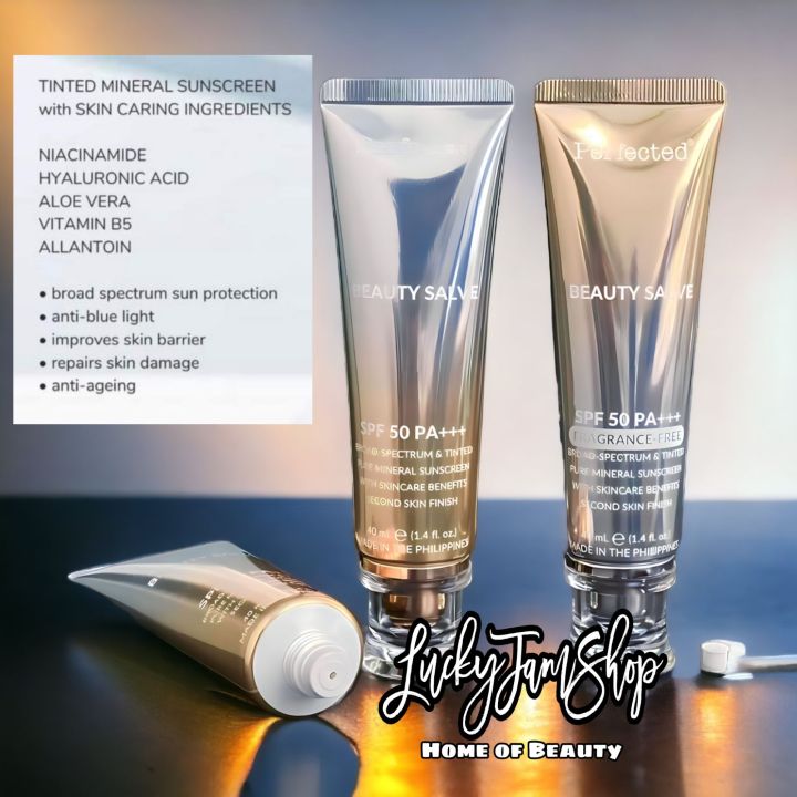 Perfected Beauty Salve Pure Mineral Sunscreen SPF50 PA+++ ¹ | Lazada PH