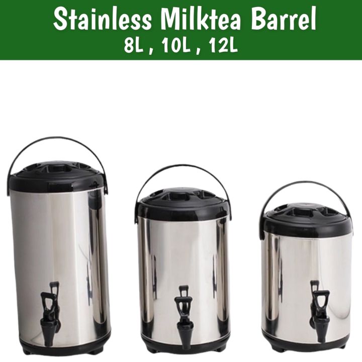Milk Tea Barrel / Stainless Barrel 8L 10L 12L / Milk Tea Bucket ...