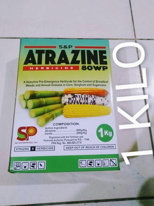 ATRAZINE 80WP SELECTIVE HERBICIDE (1 KILO )BY S&P | Lazada PH