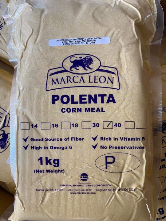 Marca Leon Polenta Corn Meal 1kg | Lazada PH
