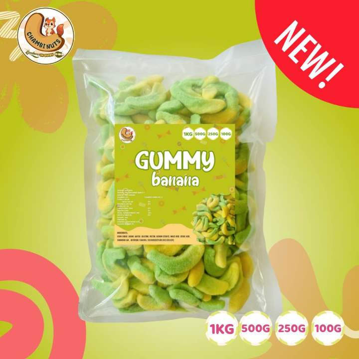 Gummy Banana - Chewy, fruity, and full of fun! These banana-shaped ...