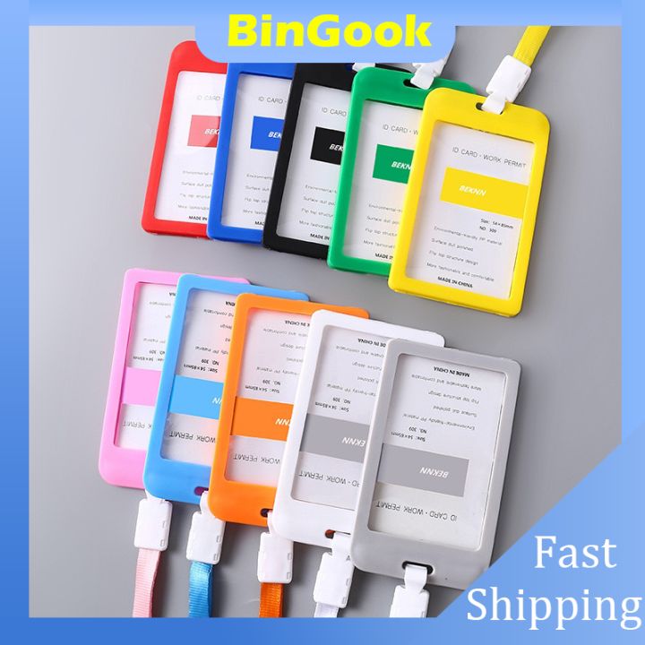 Waterproof ID Card Holder Double Sided ID Holder Jacket Protector Case ...