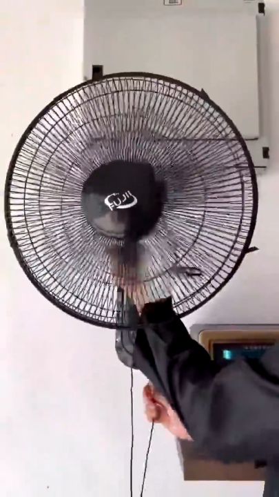 BUY 1 Take Gift Solar wall fan with drawstring 16 inch desktop fan with ...