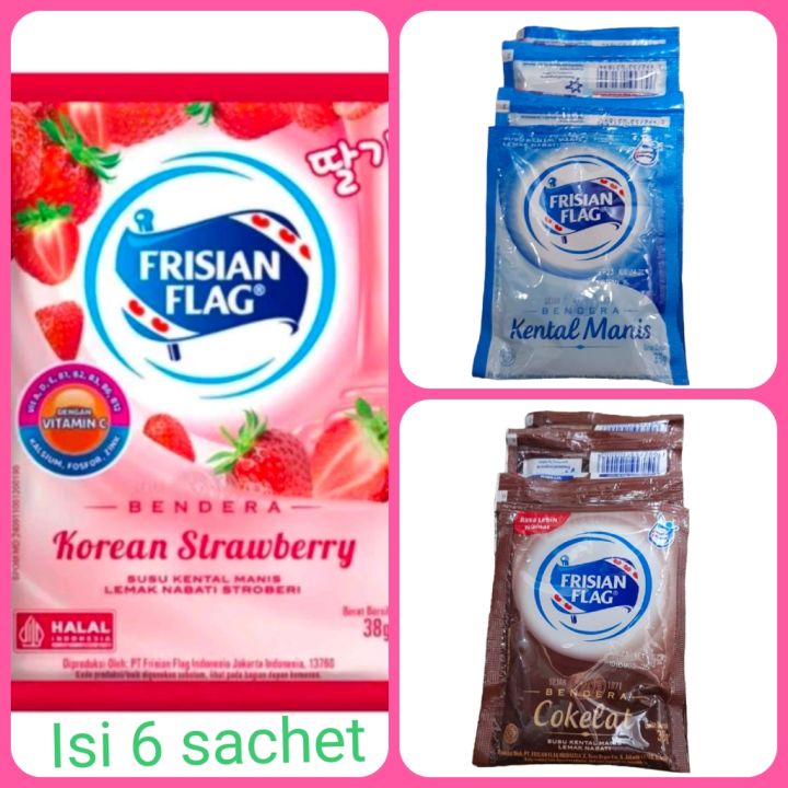 Susu kental manis frisian flag, susu bendera sachet renteng rencengan ...