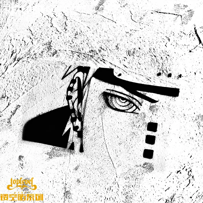 TLP Hollow Car Stickers Naruto Anime Pain Rinnegan Door Six Roads Full ...