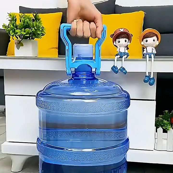 Folding Handle/ Lifter Holder Round plastic blue handle for 5 Gallon ...