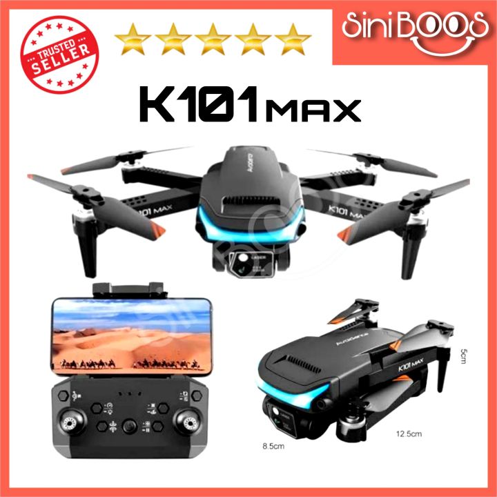 K101 Max Drone with Obstacle Avoidance 4K Wifi FPV Camera | Lazada ...