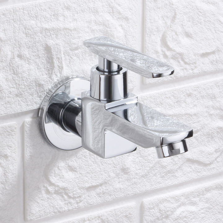 Bathroom Mop Pool Faucet Wall Single Cold Bathroom Small Faucet Copper ...