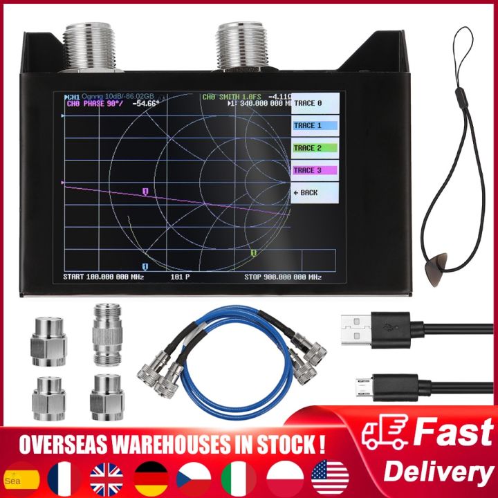 SAA-2N 3G Vector Network Analyzer 4 Inch Touching Screen Antenna ...