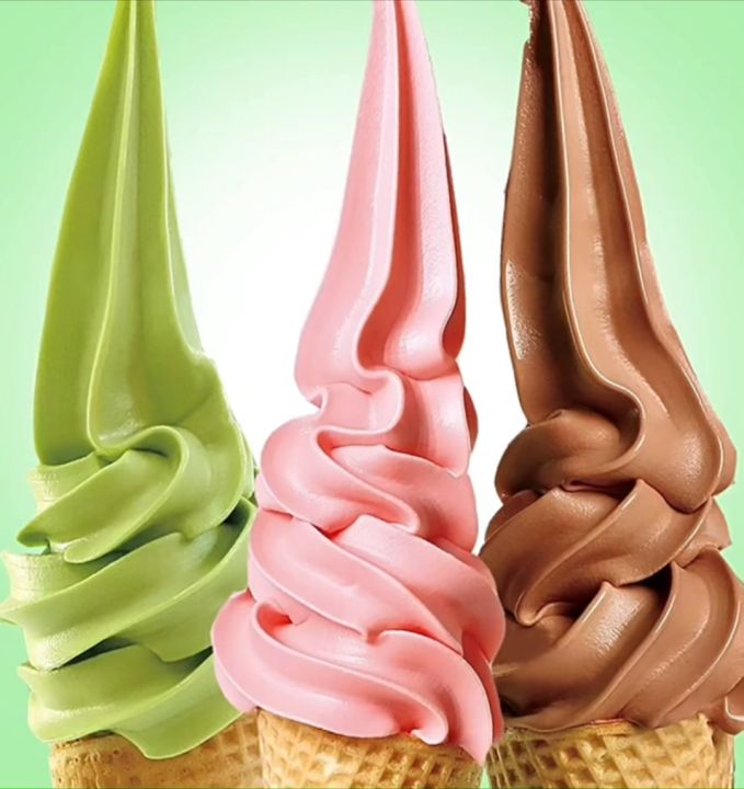 DK Srawberry/Original ice Cream Powder 1kg Soft Serve Ice Cream Powder ...