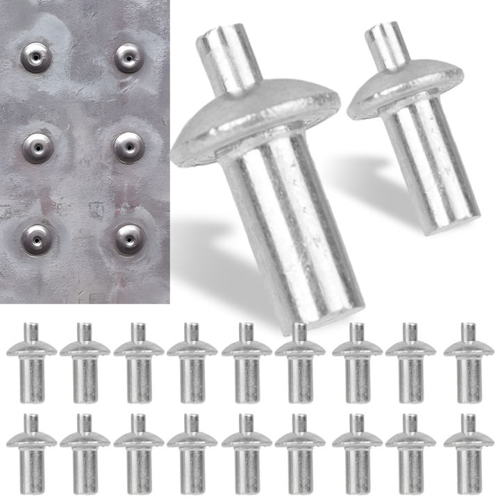 【Home】50Pcs Aluminum Alloy Drive Rivets Hammer Drive Expansion Aluminum ...