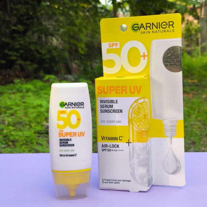 Garnier Super UV Invisible Serum Sunscreen SPF 50+ PA++++ 30ml | Lazada ...
