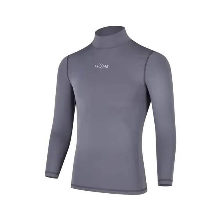 Lock skin เสื้อเดินป่าNylon ผู้ชาย (คอกลม)(คอตั้ง) เย็นสบาย ระบายเหงื่อ ...