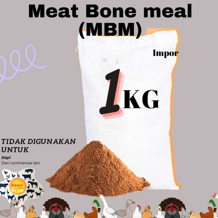 MBM PAKAN TERNAK MEAT BONE MEAL IMPOR TEPUNG DAGING & TULANG | Lazada ...