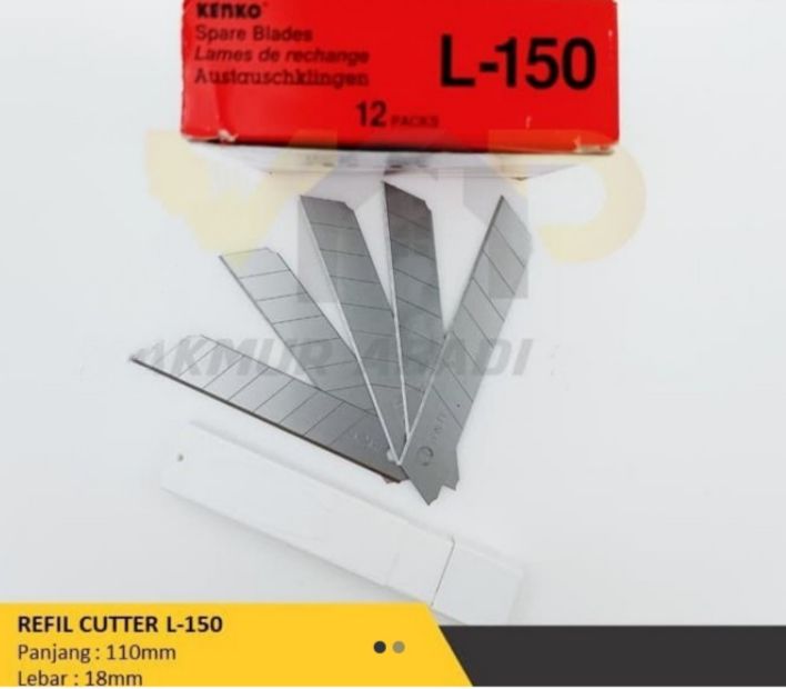 Isi Cutter Besar Kenko L-150 - Mata Pisau Cutter Besar Untuk L-500 ...