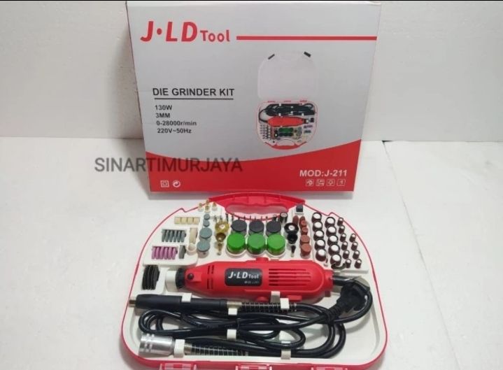 PROMO!! MESIN GERINDA MINI DIE GRINDER BOR BOTOL 95Pcs SET JLD J211 ...