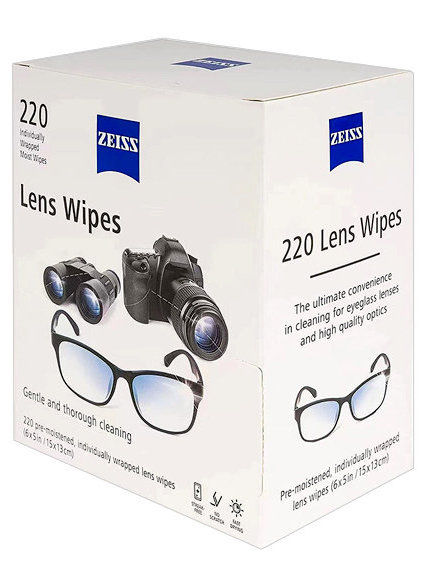 Zeiss Lens Cleaning Tissue One-time Use Fog-proofing Eyeglass Lens ...