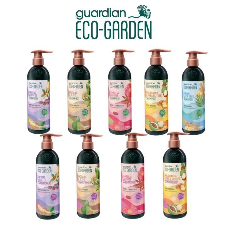 Guardian Eco-Garden Shampoo/ Conditioner500ml | Lazada