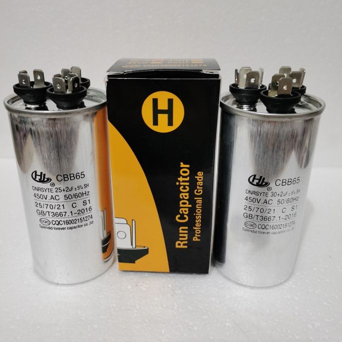 Aircon Capacitor Dual Type 20+2/20+4/25+2/25+3/25+4/30+2/30+3/30+4/30+7 ...