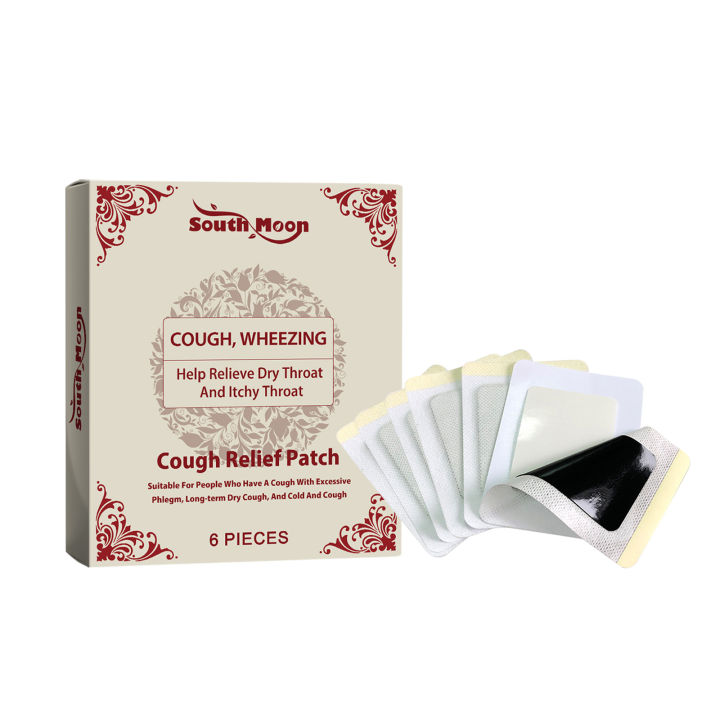 South Moon Cough Relief Patch Relieve Cough, Dry and Itchy Throat ...