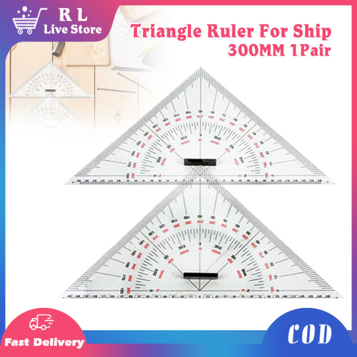 Large-Scale Chart Drawing Triangle Ruler Ship Drawing 300mm For ...
