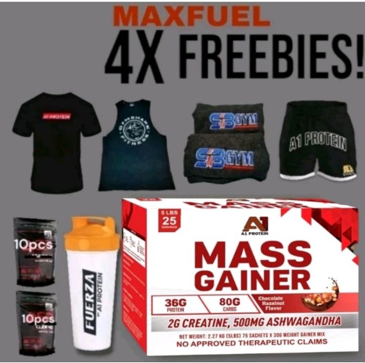 A1 MASS GAINER 75 SACHETS 4X FREEBIES | Lazada PH