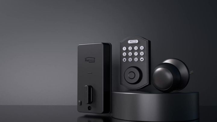 Probrico Smart Keyless Entry Door Lock with Handle Set, Fingerprint ...