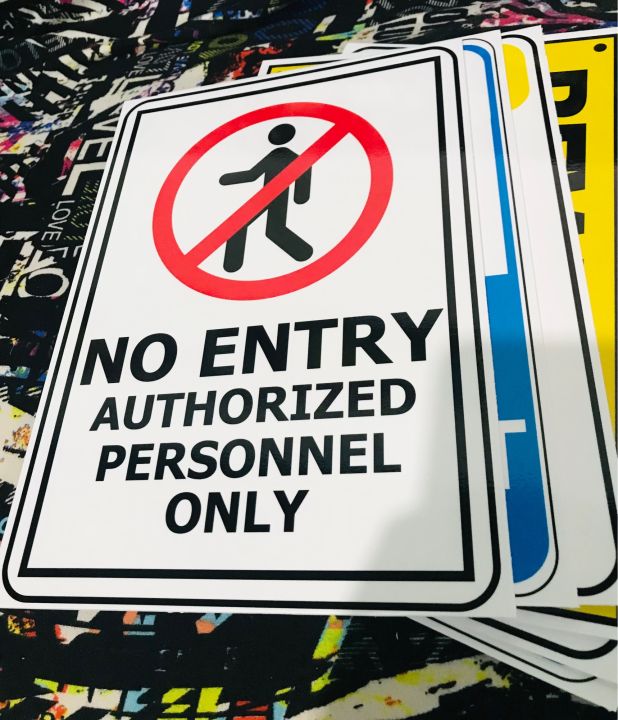 No entry Signage | Lazada PH