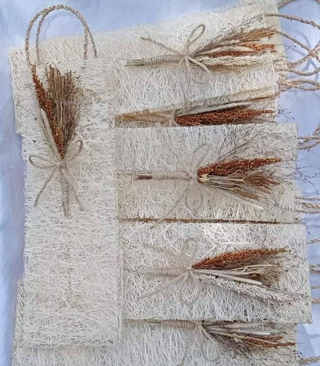 2x2x12 Inches Rustic Sinamay Bags for Souvenir Packaging | Lazada PH