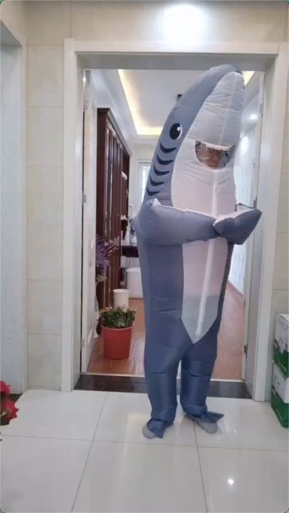 Adult Halloween Costumes Woman Inflatable Shark Costume For Adults ...