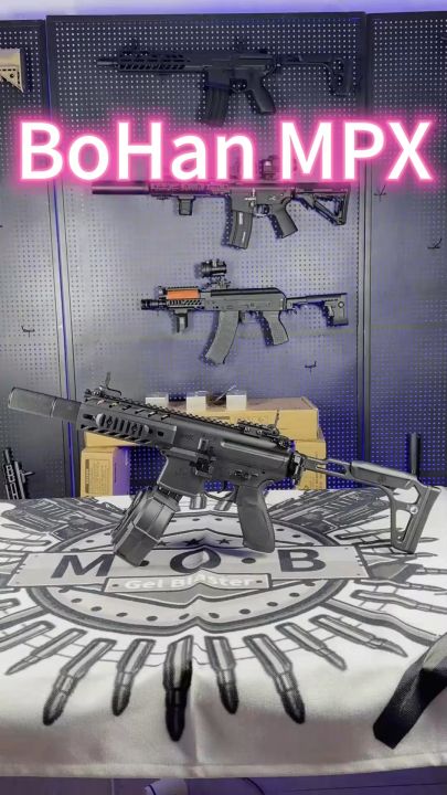 BoHan MPX High End Gel Blasters Metal Gear With Metal Parts GelBlasters With Drum Magazine ...