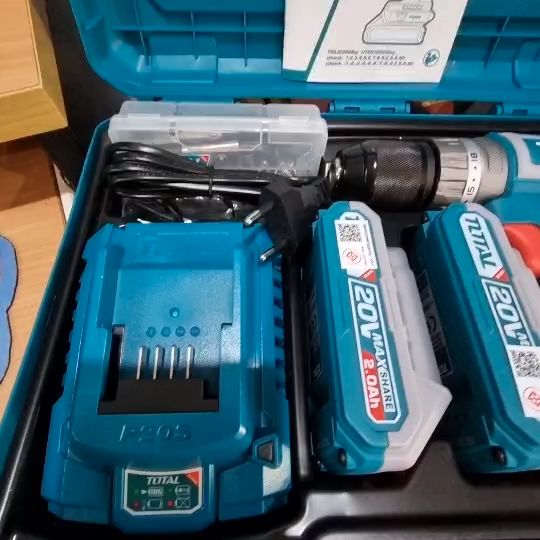 Total สว่านกระแทก แบตเตอรี่ ไร้สาย 20 โวลท์รุ่น TIDLI20508 ( 20V Li-ion ...