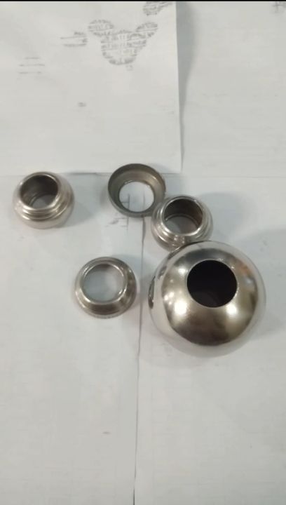 Bola Bandul Stainless 3/4" x 2" ornamen hiasan tangga pagar | Lazada ...