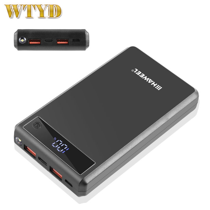 HAWEEL DIY 6 x 18650 Battery 24W Fast Charge Power Bank Box Case with ... HAWEEL DIY 6 x 18650 Battery 24W Fast Charge Power Bank Box Case with ...