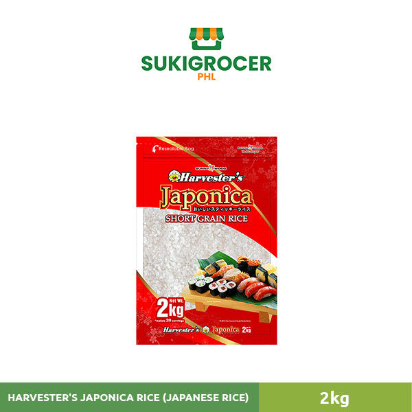 Harvester's Japonica Rice (Japanese Rice) 2KG | Lazada PH
