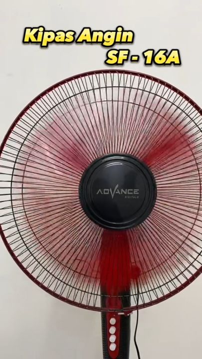 Advance SF-16A Kipas Angin Berdiri 16 Inci Bilah Plastik 3 Kecepatan ...