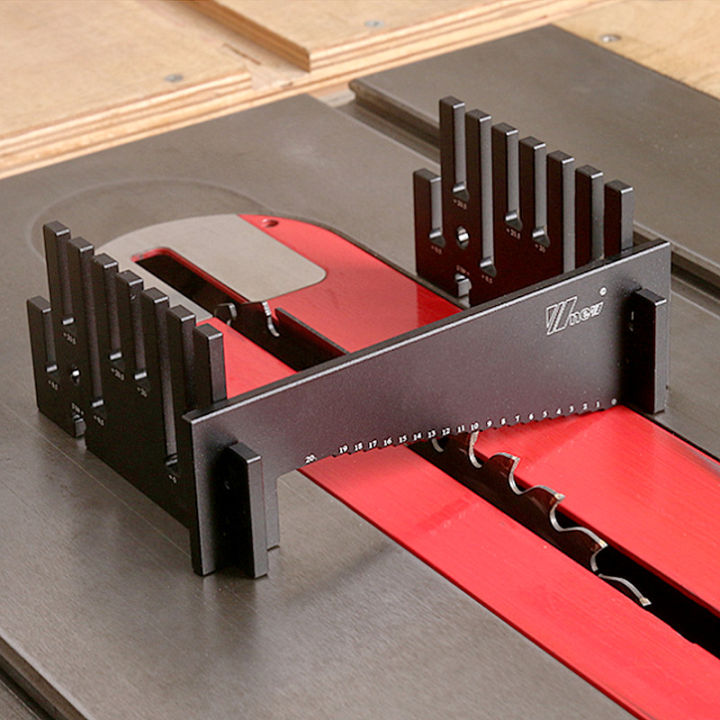 Metric & Inch Step Depth Gauge for Router and Table Saw,Aluminum Height ...