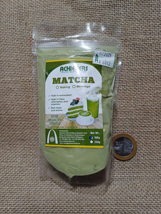 Achievers Matcha Powder 100g | Lazada PH