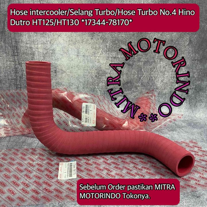 Hose Intercooler/Selang Turbo/Hose Turbo No.4 Hino Dutro HT125/HT130 ...