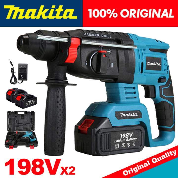 Makita Cordless Impact Drill Full Set With Hammer Electric Hammer Drill ...