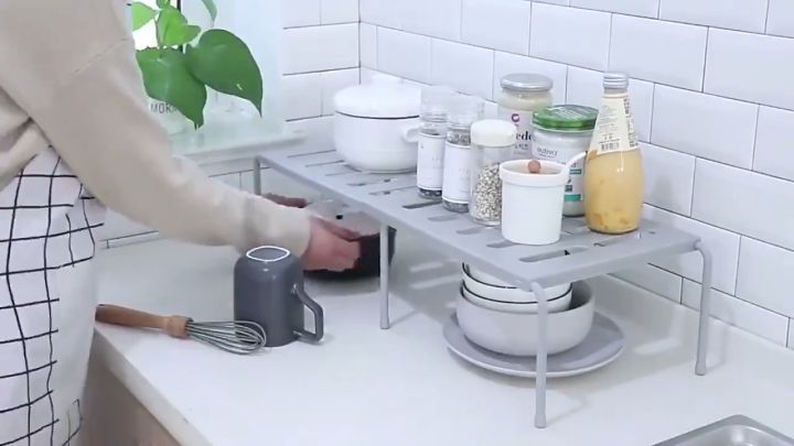 Abila Kitchen Cabinet Rack Organizer Retractable Shelf Under The Sink ...