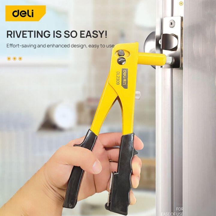 Deli 240MM Single Hand Blind Rivet Guns Nose Piece Manual Riveting ...