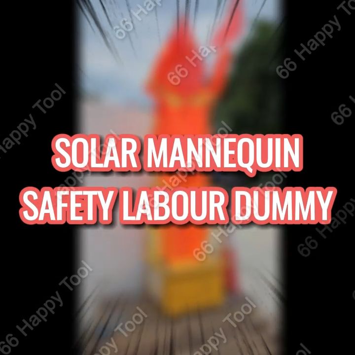 Solar Power Safety Road Mannequin Robot Traffic Dummy Electric Robotic ...